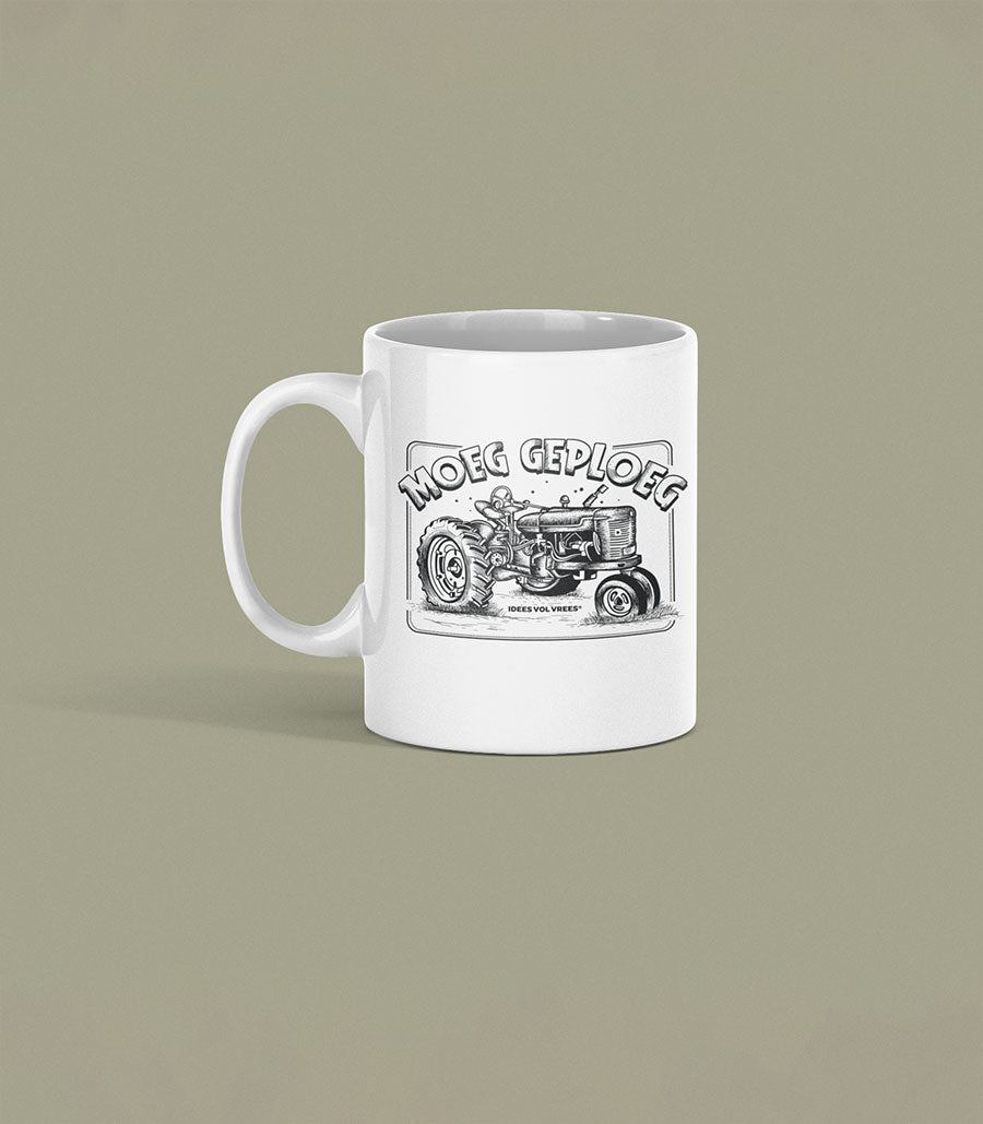 Idees Vol Vrees® Moeggeploeg! Koffiebeker